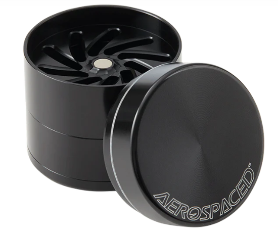 Aerospaced by Higher Standards 4 Piece Toothless Grinder 2.5" | vaporisers